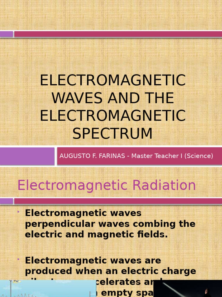 Understanding Electromagnetic Waves | PDF | Electromagnetic Radiation ...