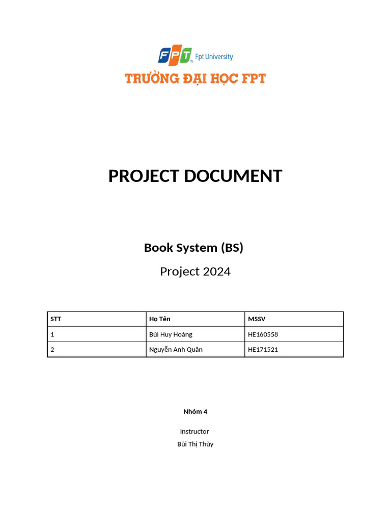 Group 4 Project Document | PDF