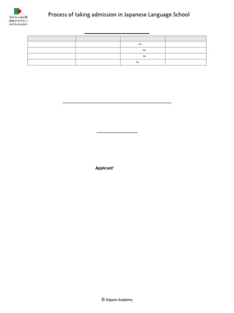 Japanese Language School Admission Guide | PDF | Travel Visa | Identity ...