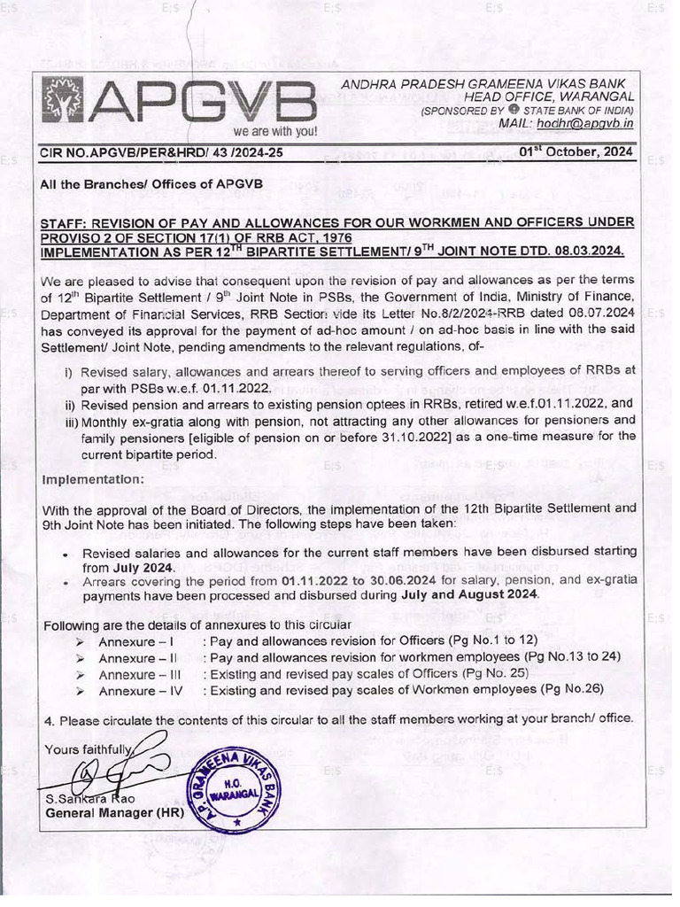 12 BPS Circular | PDF