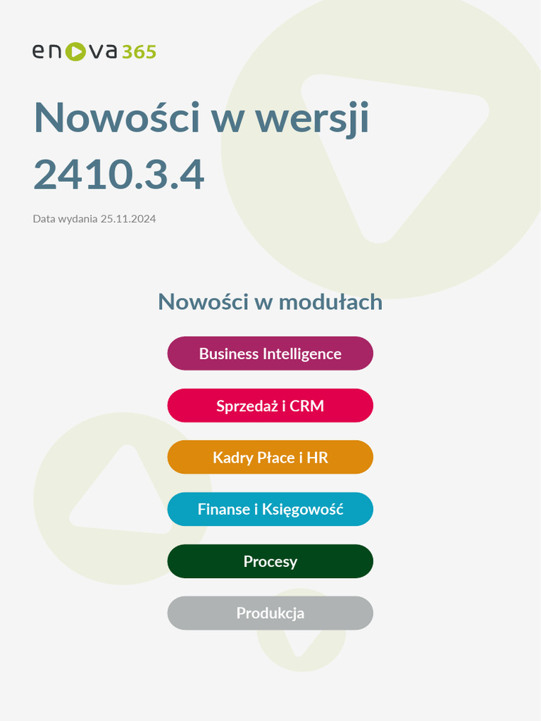 Nowości W Wersji 2410.3.4 | PDF