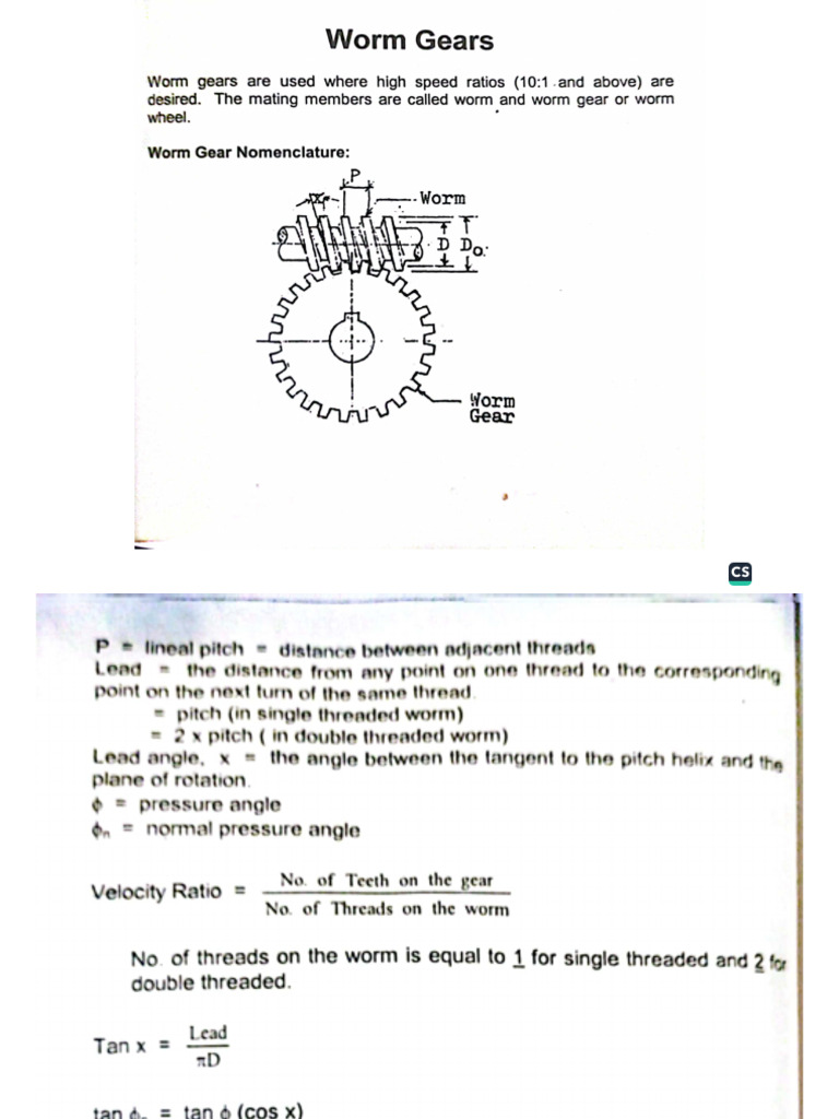 Worm-Gear (1) | PDF