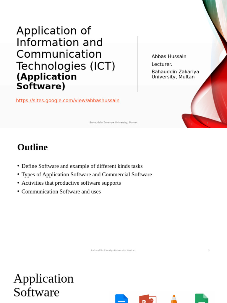 05 Application Software Pdf Application Software Software