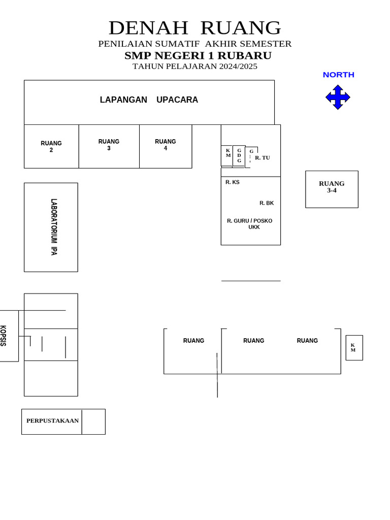 Denah Ruang Sas 2024 | PDF