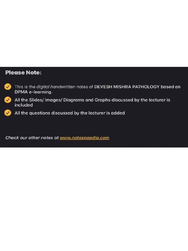 Devesh Mishra Pathology Notespaedia Pdf