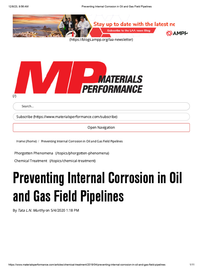 Pipeline Corrosion Prevention Guide | PDF | Corrosion | Biofilm