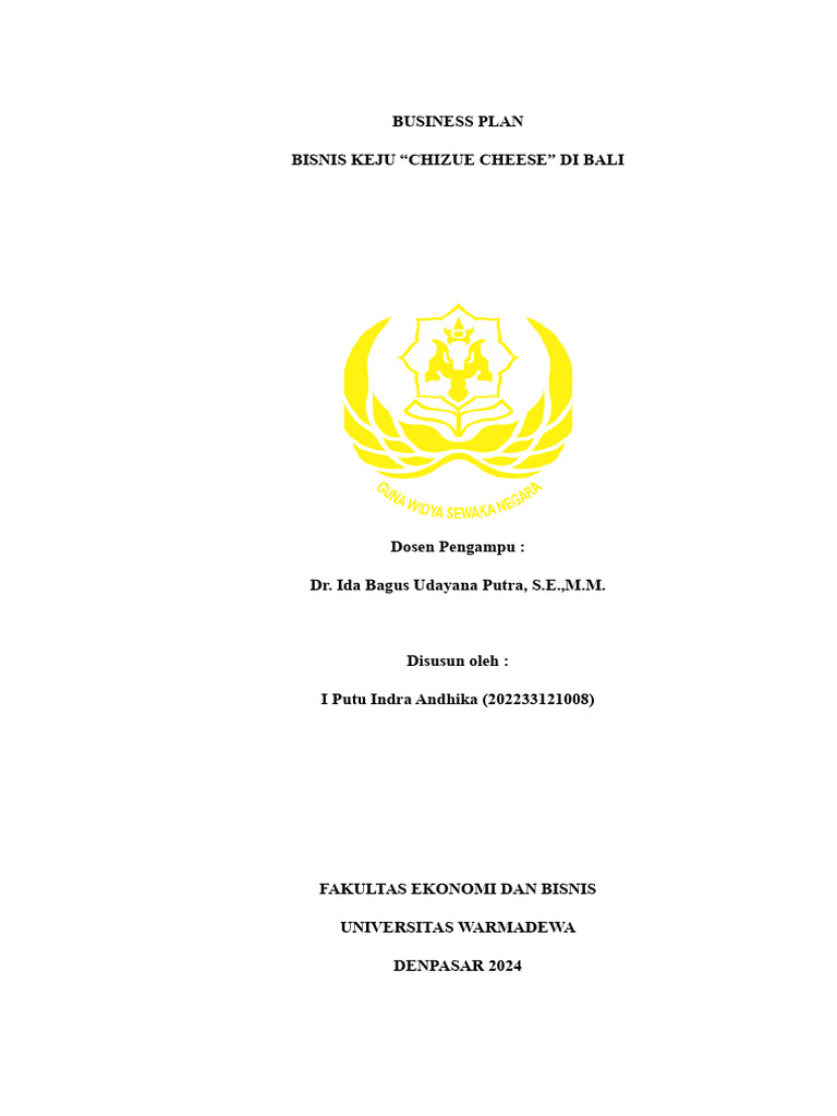 008 - I Putu Indra Andhika - UAS MK Kewirausahaan | PDF