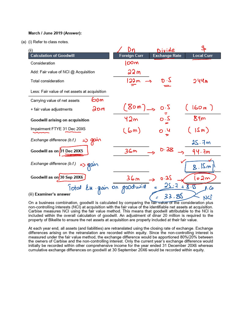 conso carbise | PDF | Goodwill (Accounting) | Income Statement