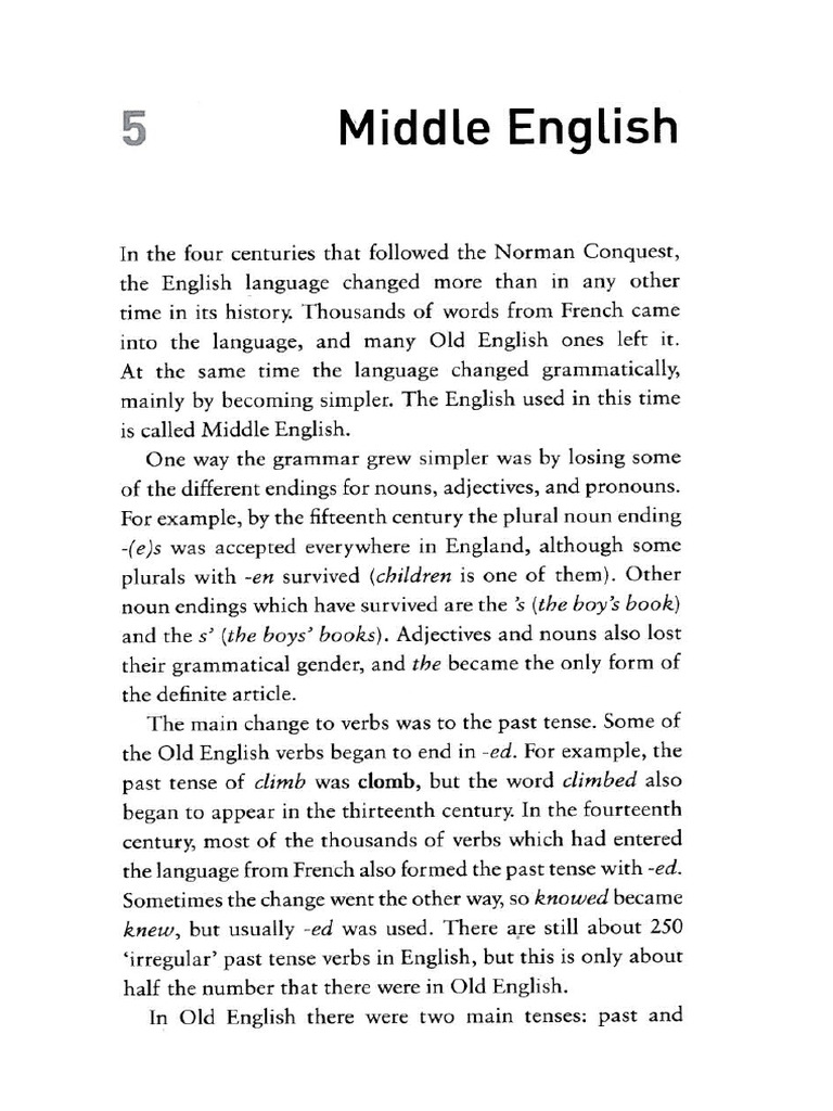 Middle English | PDF