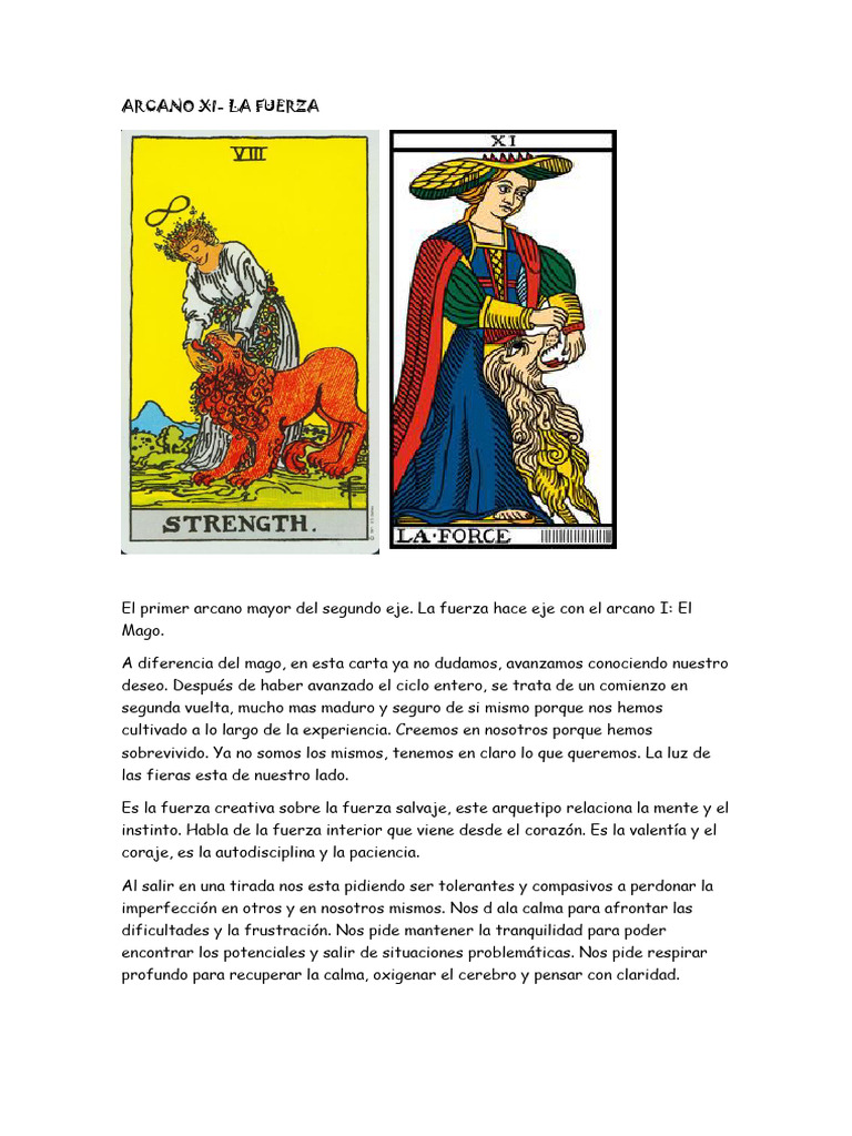 Segundo Eje de Arcanos Mayores PDF | PDF | Amor | Dom