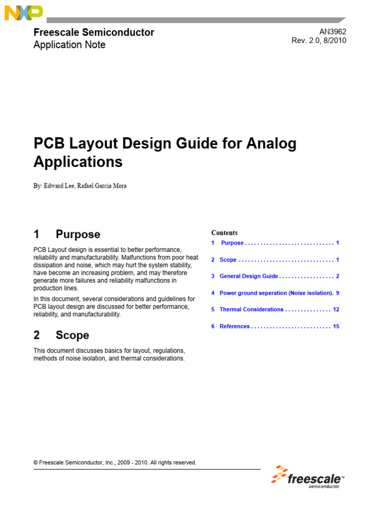 PCB Layout Design Guide For Analog | PDF | Insulator (Electricity) | Mains Electricity