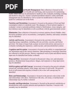 Gordons 11 Functional Health Pattern | PDF | Nursing | Perception