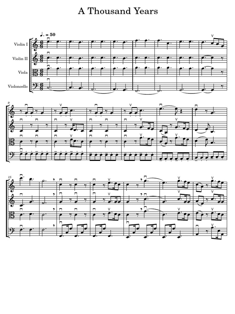 A_Thousand_Years | PDF | Continuous Pitch Instruments | Necked Lutes