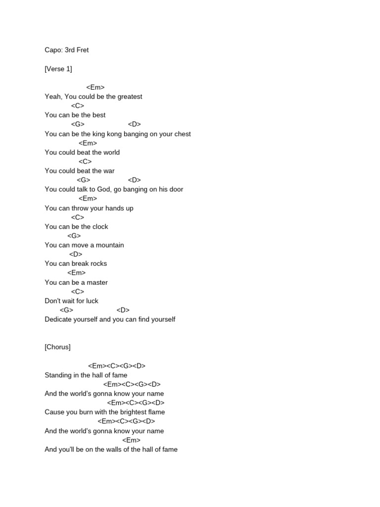 Capo - 3rd Fret | PDF