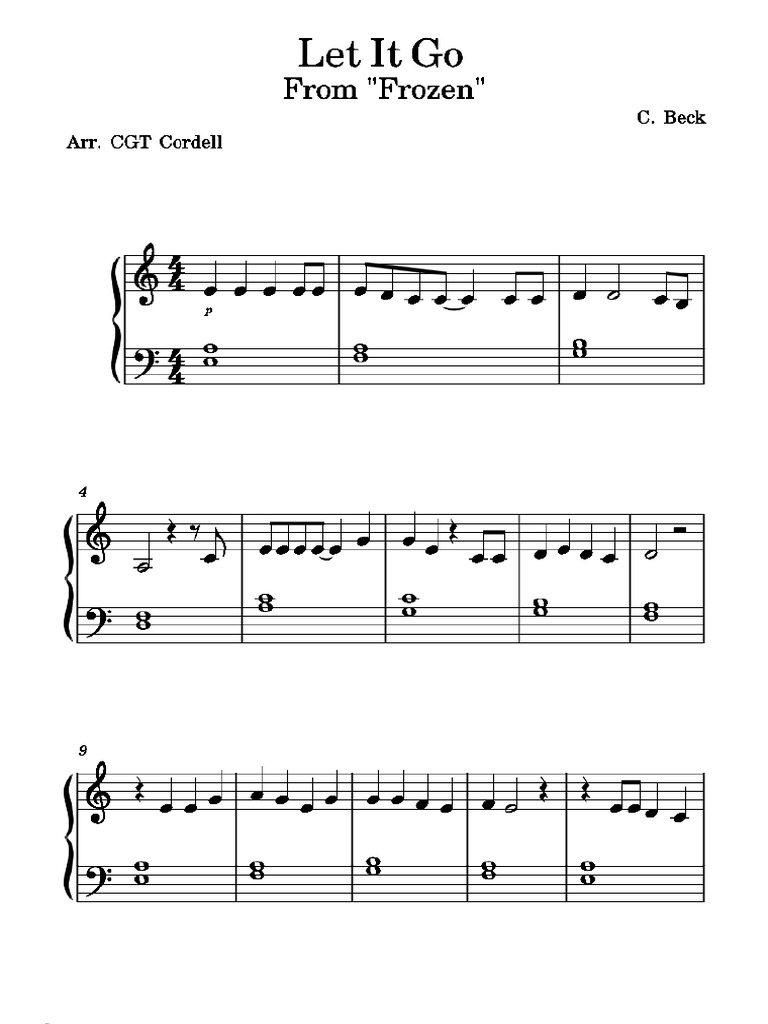 Let It Go | PDF