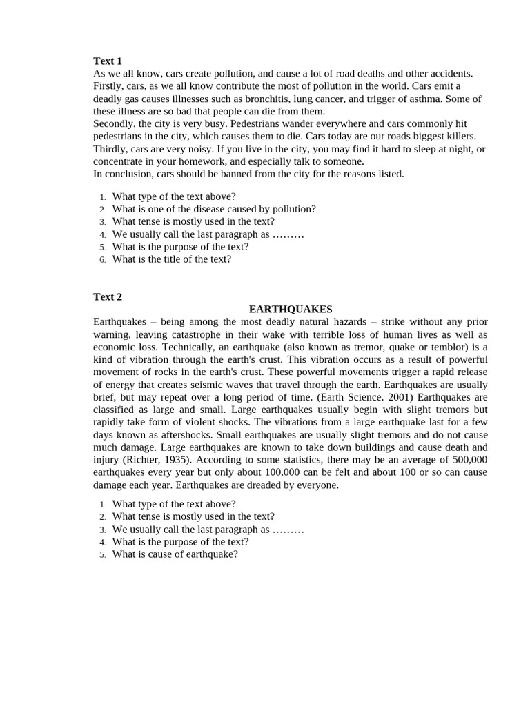 Tugas Bahasa Inggris Explanation Text | PDF