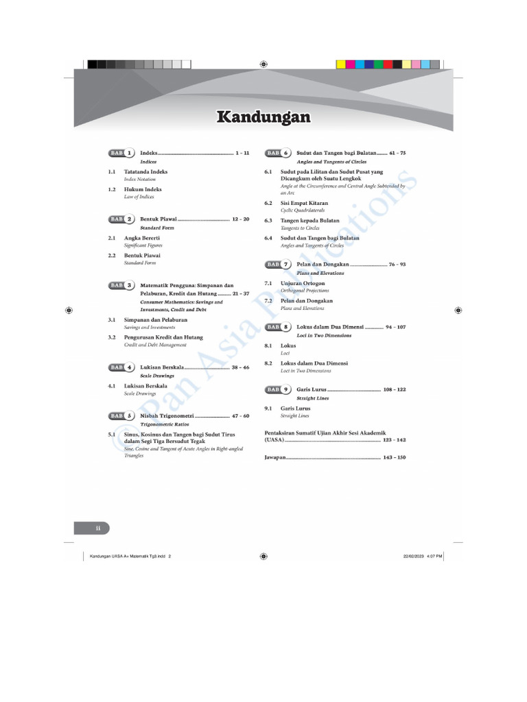 Matematik Form 3 | PDF