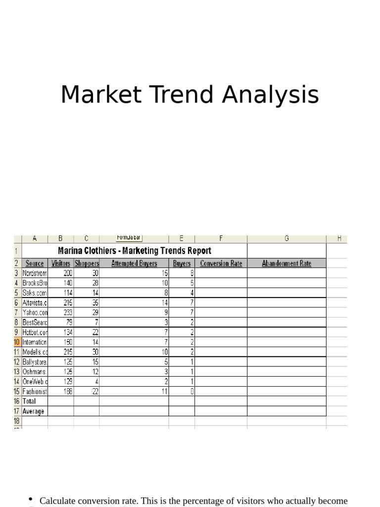 Time Series Trend Analysis | PDF
