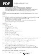 Teaching Learning Process | PDF | Learning Theory (Education) | Motivation