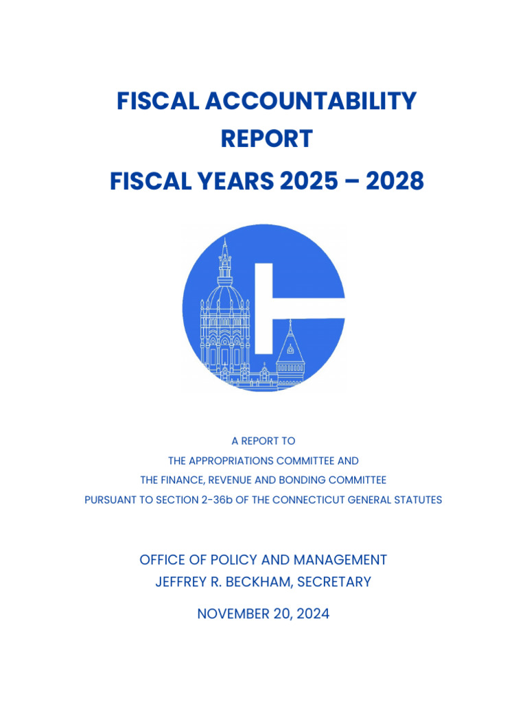 CT Opm 2024 Fiscal Accountability Report Final | PDF | Fund Accounting ...