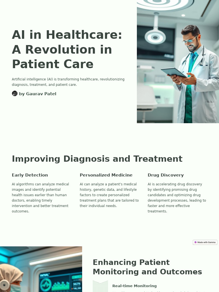 AI Transforming Healthcare Delivery | PDF | Artificial Intelligence ...