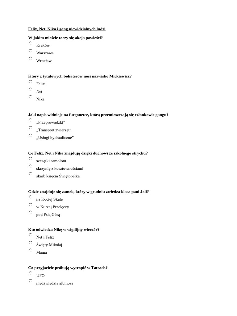 Felix Test | PDF