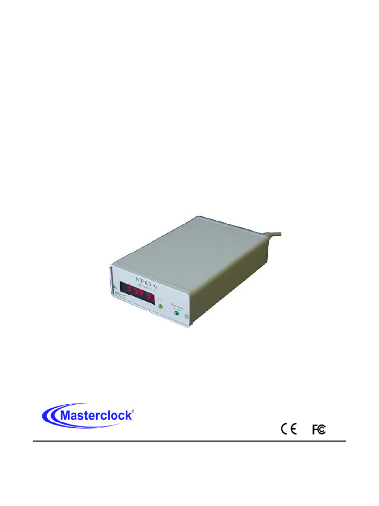 NTP100 - Um - V2.2.0 | PDF | Ip Address | Multicast