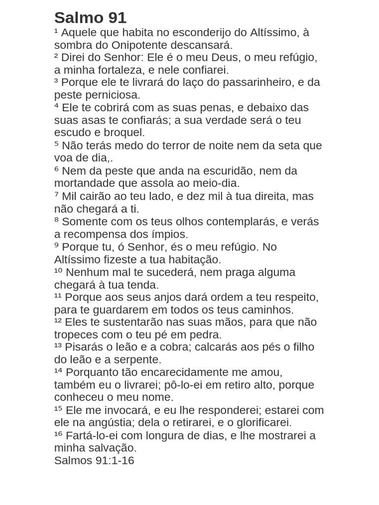Salmo 91 | PDF