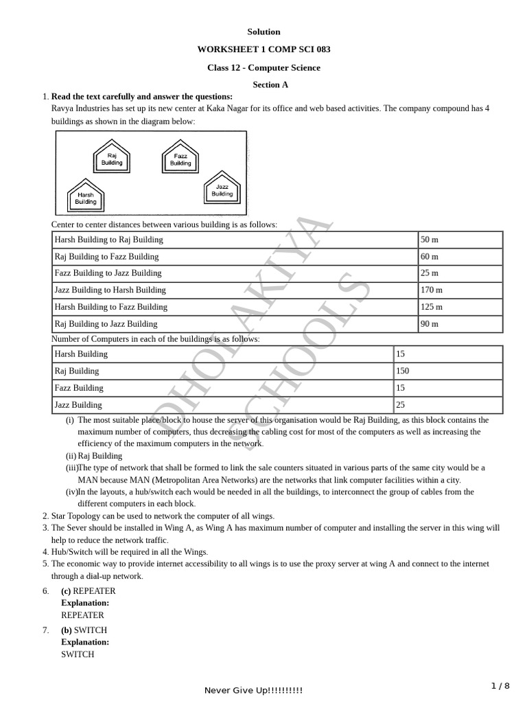 Solution 1620648 | PDF | Computer Network | Router (Computing)