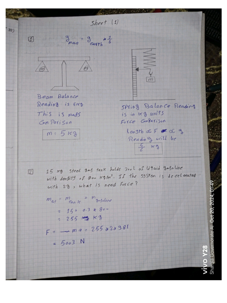 Sheet 1 Thermo | PDF