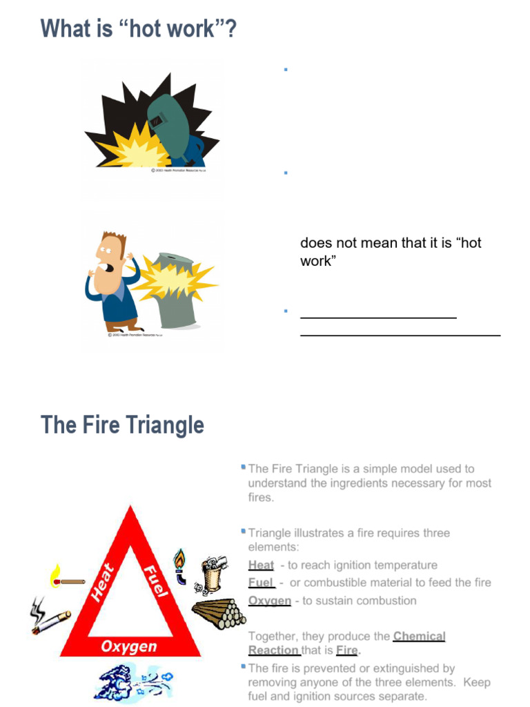 7_Hot Work Notes | PDF | Fires | Combustion