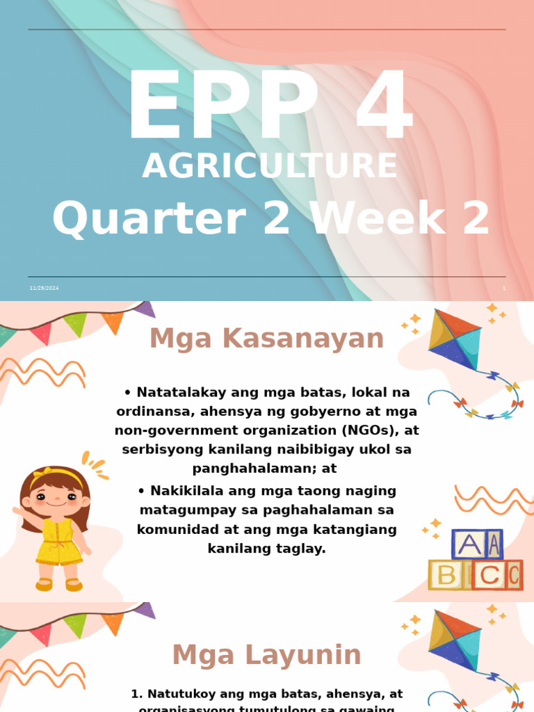 EPP-4 Q2 Week-2 | PDF