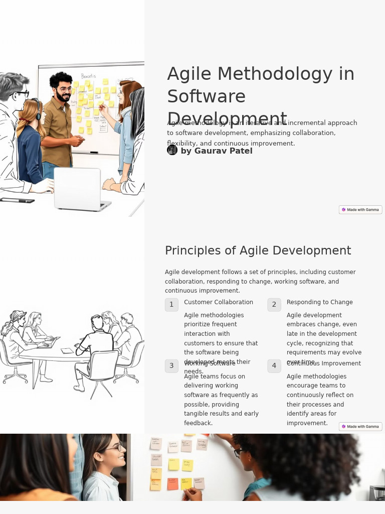 Agile Methodology in Software Development | PDF | Scrum (Software Development) | Agile Software ...