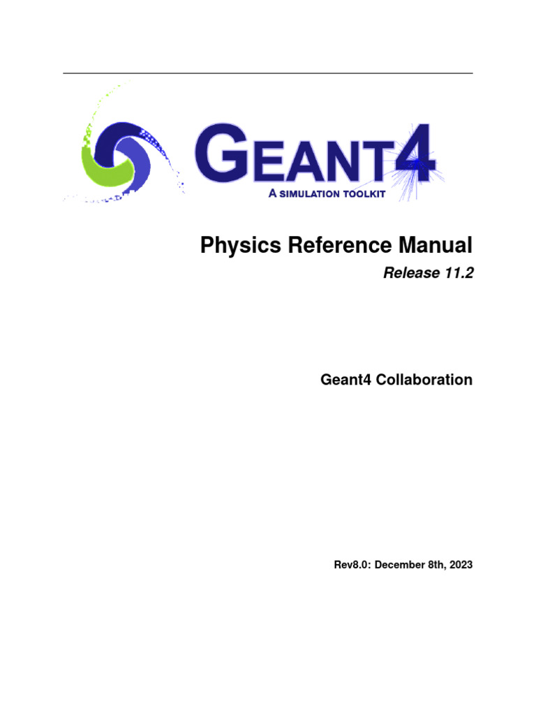 Physics Reference Manual Ge Ant 4 | PDF | Physical Phenomena ...