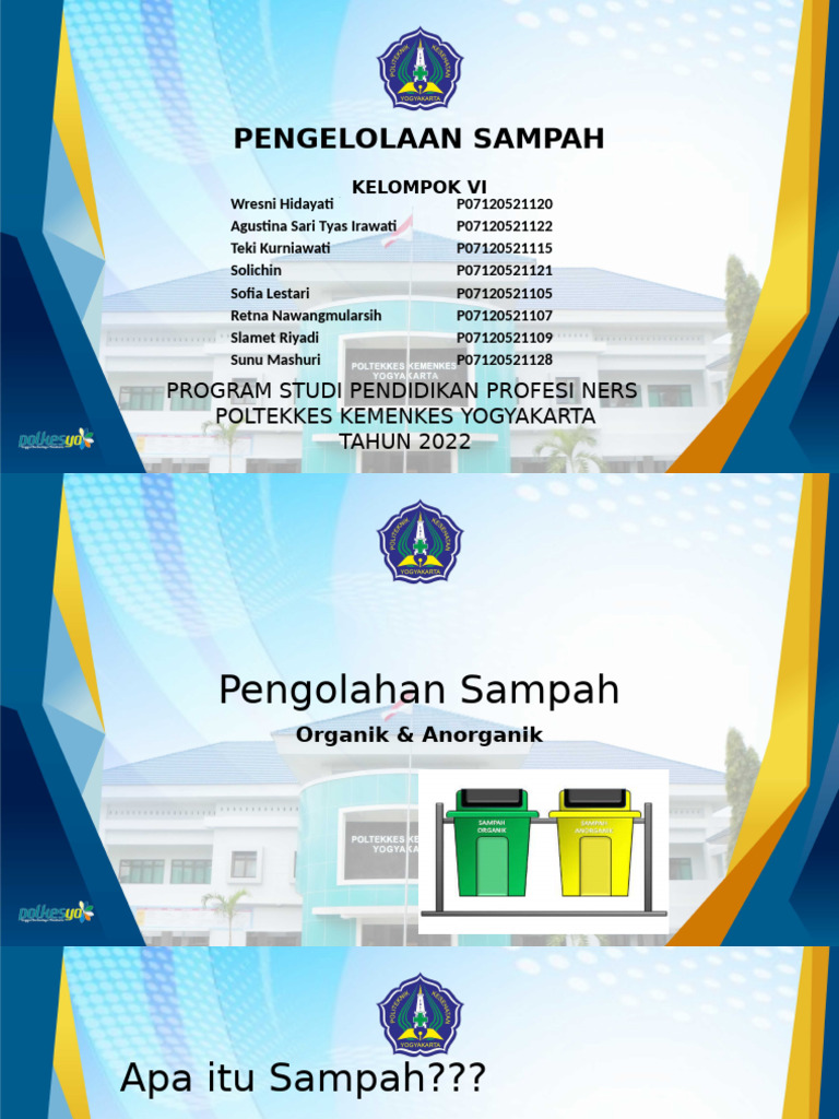 Pengelolaan Sampah | PDF
