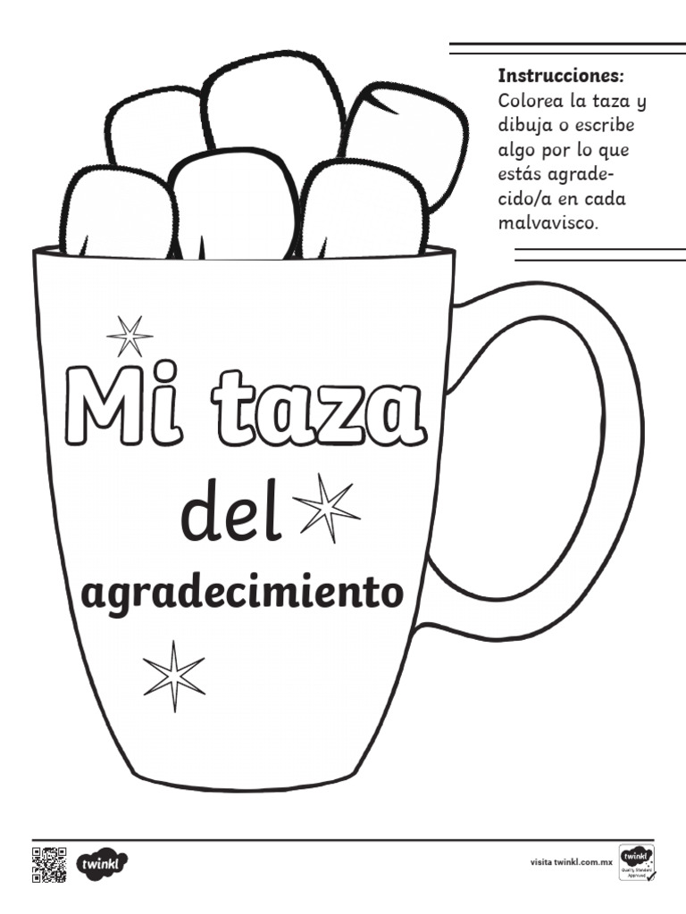 Sa Es 1704511232 Hoja de Actividad Mi Taza Del Agradecimiento - Ver - 1 ...