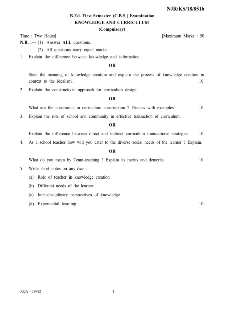 8516 | PDF | Curriculum | Learning