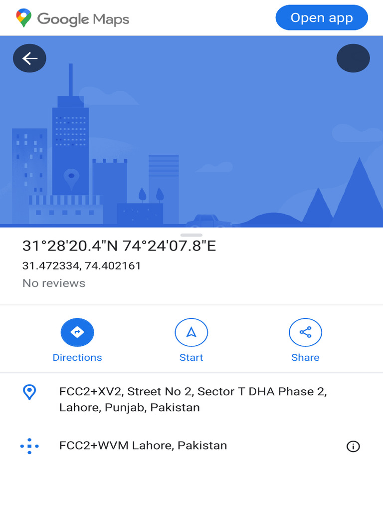 31°28'20.4N 74°24'07.8E - Google Maps | PDF