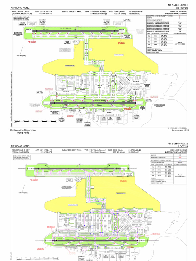 All VHHH Charts | PDF | Runway | Airport
