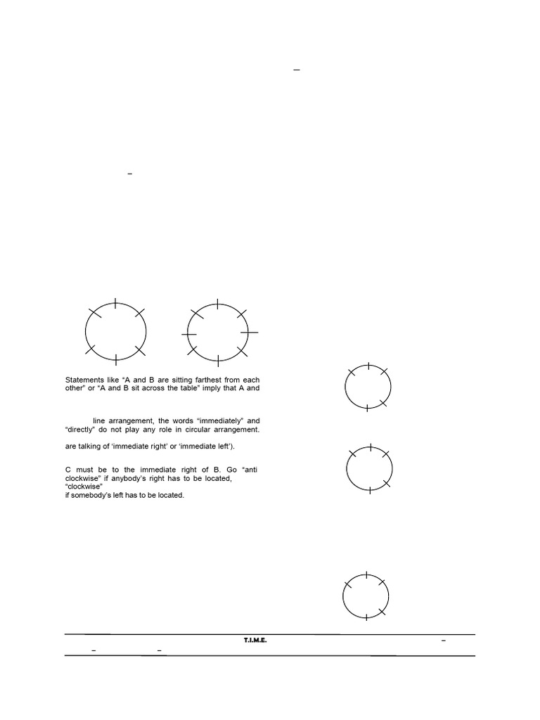 Chapter-2-Circular Arrangement | PDF