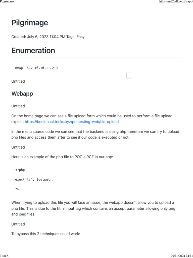 Pilgrimage | PDF | Php | Superuser