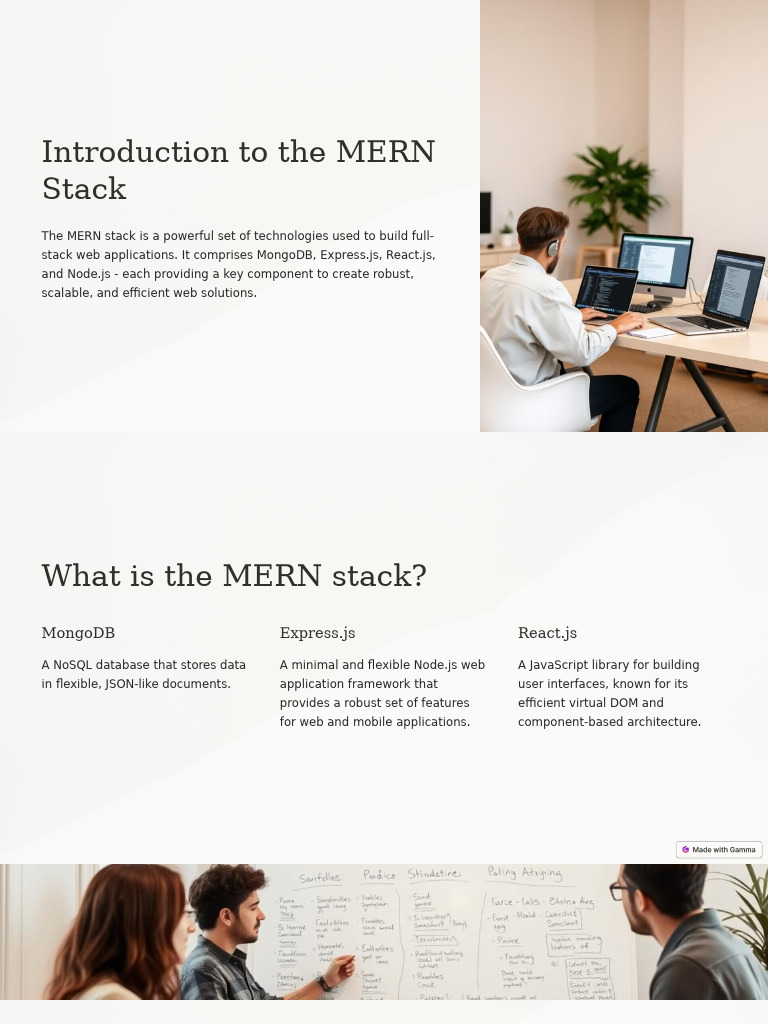 Introduction To The MERN Stack | PDF | Mongo Db | Software Engineering