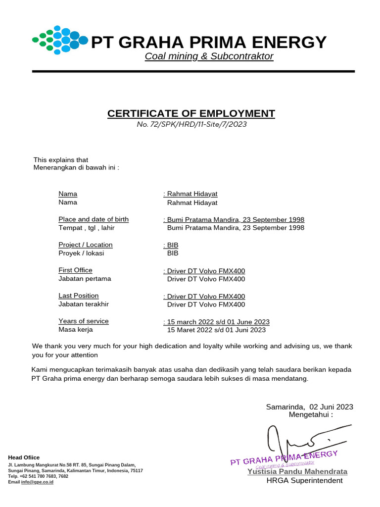 Experience Certificate. - 20240324 - 205659 - 0000 | PDF