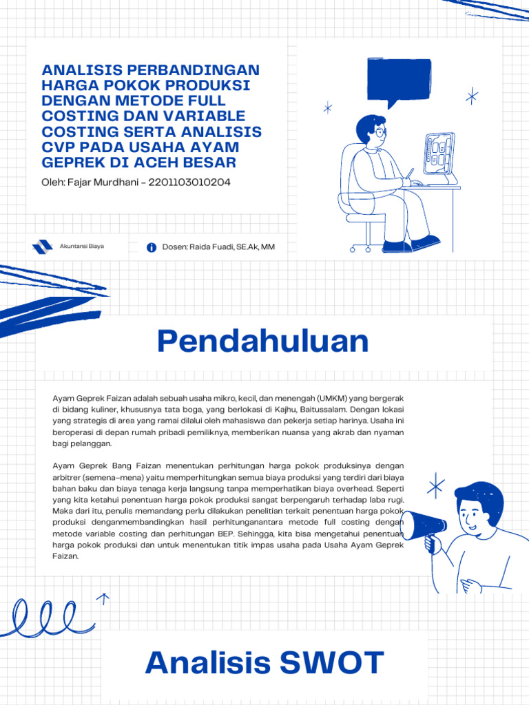 (PPT) Metode Costing Dan CVP | PDF