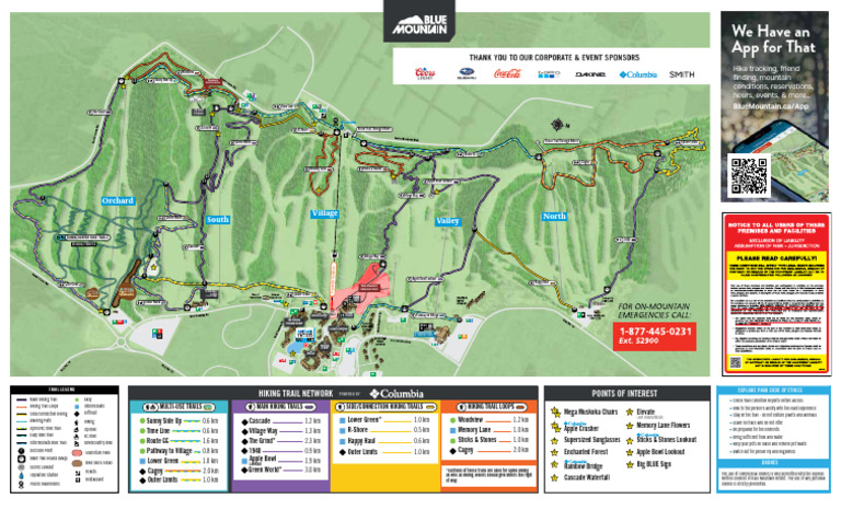 bmr_fy23_mountain_map | PDF | Trail | Hiking