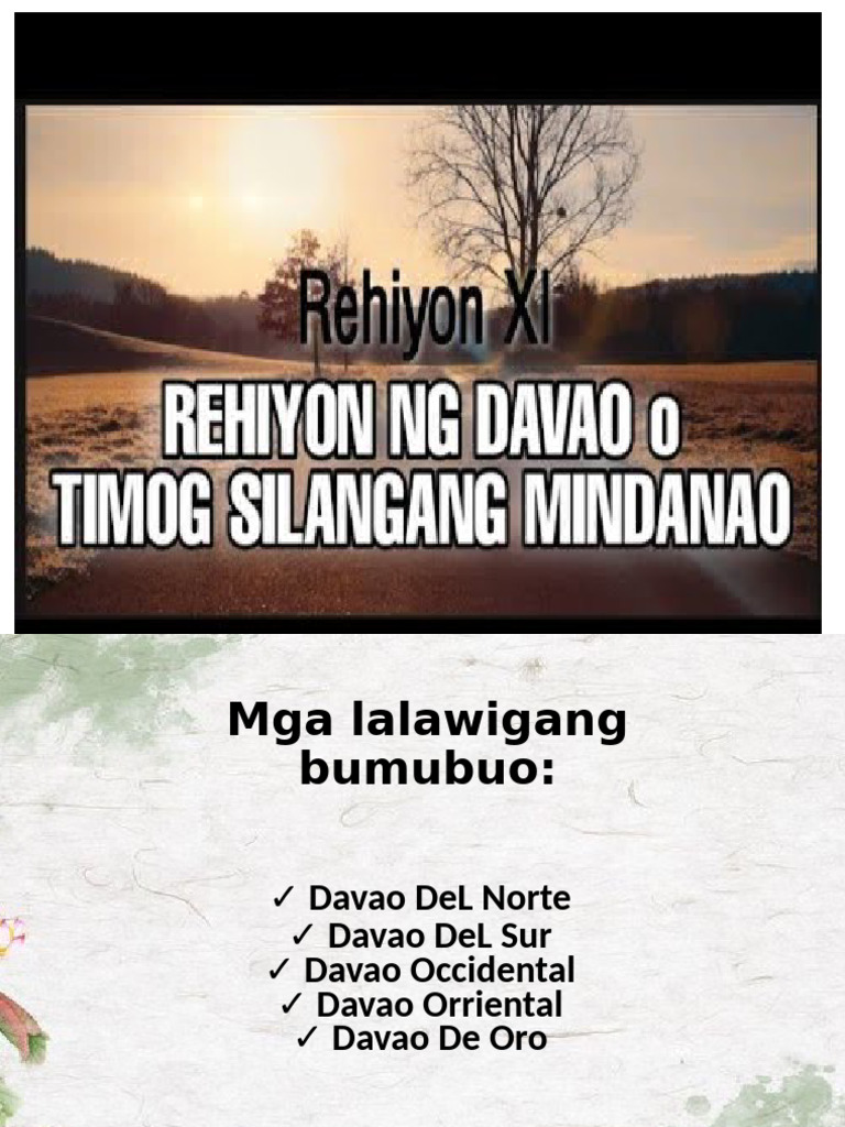 Timog Mindanao 2 Final | PDF