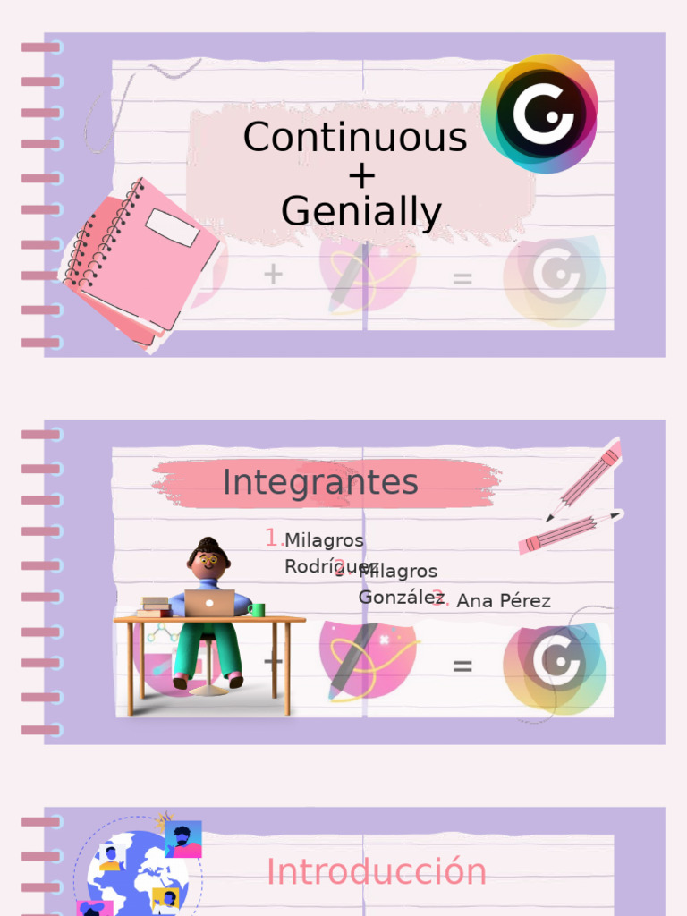 Presentación Cuaderno Ilustrado Lila | PDF | Idiomas | Estudios de ...