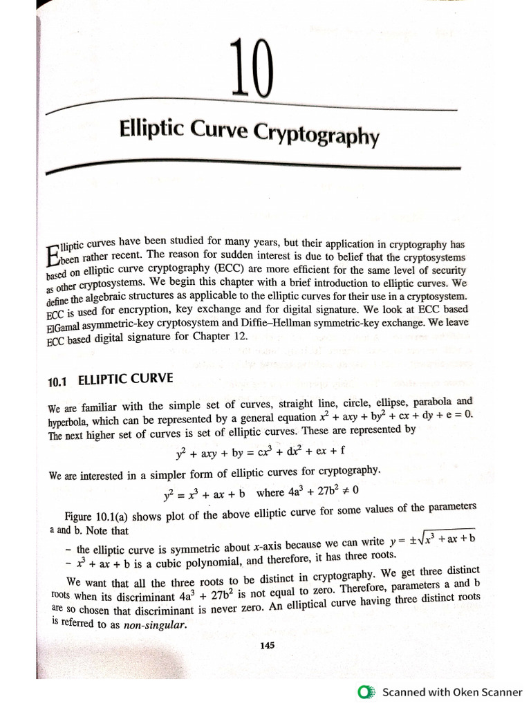 ECC Algorithmavbaejbvlajebvla | PDF