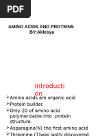 Amino Acids Classification Chart | PDF