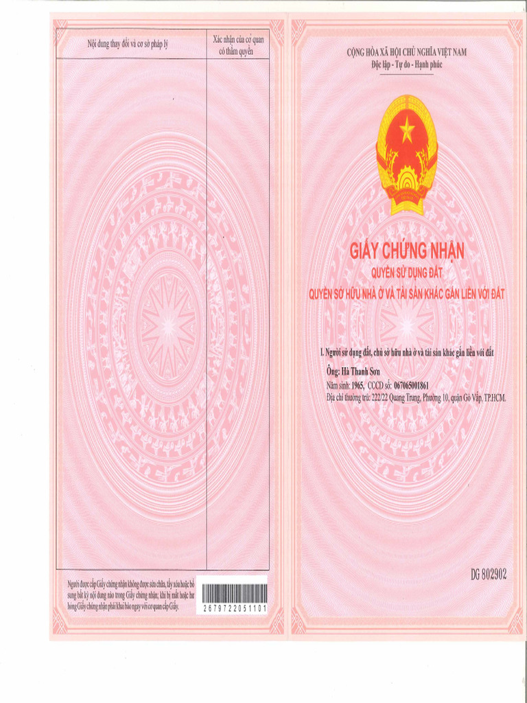 GCN - HÀ THANH SƠN- BÌNH CHIỂU - 241129 - 203149 | PDF